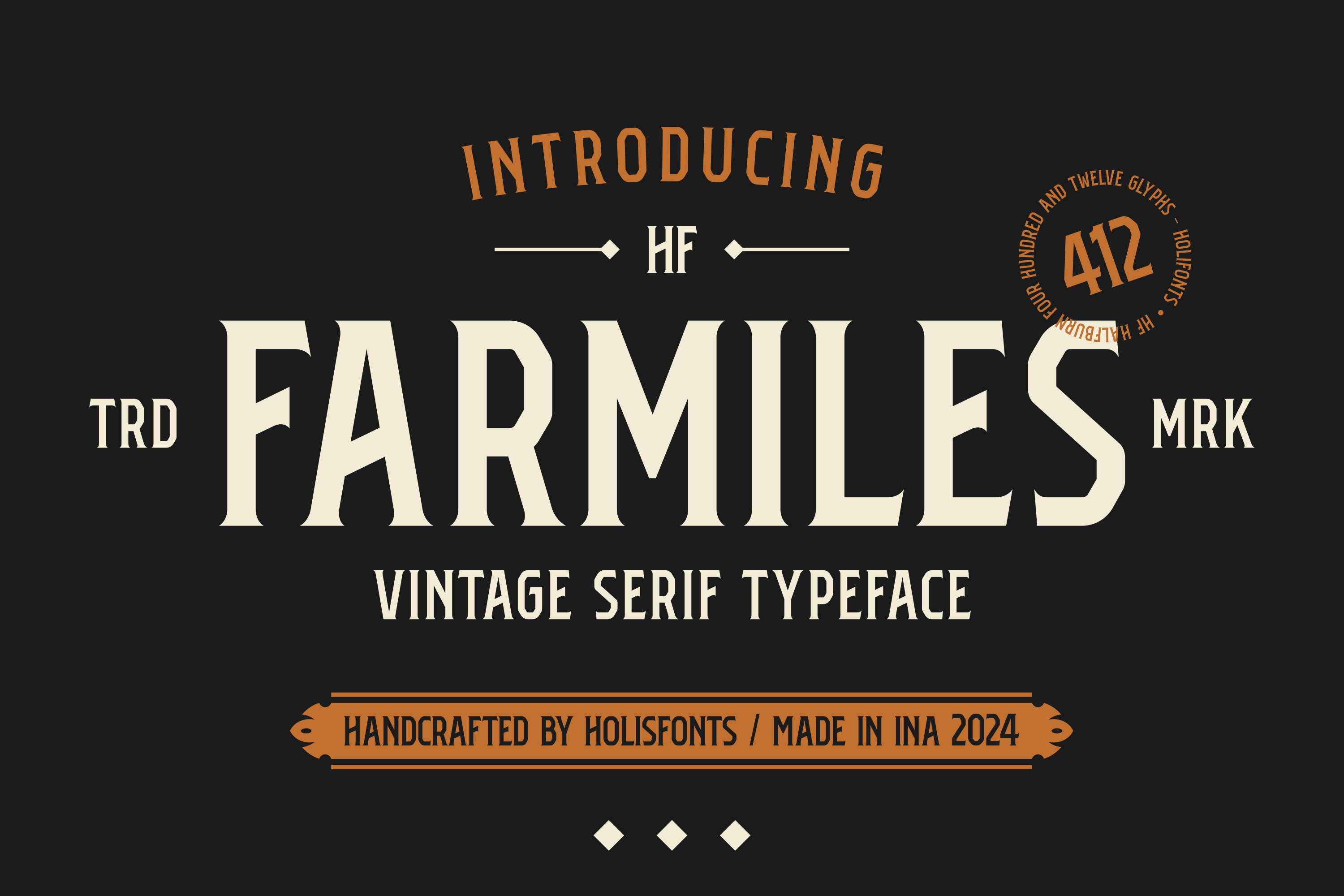 HF Farmiles Vintage Serif Typeface