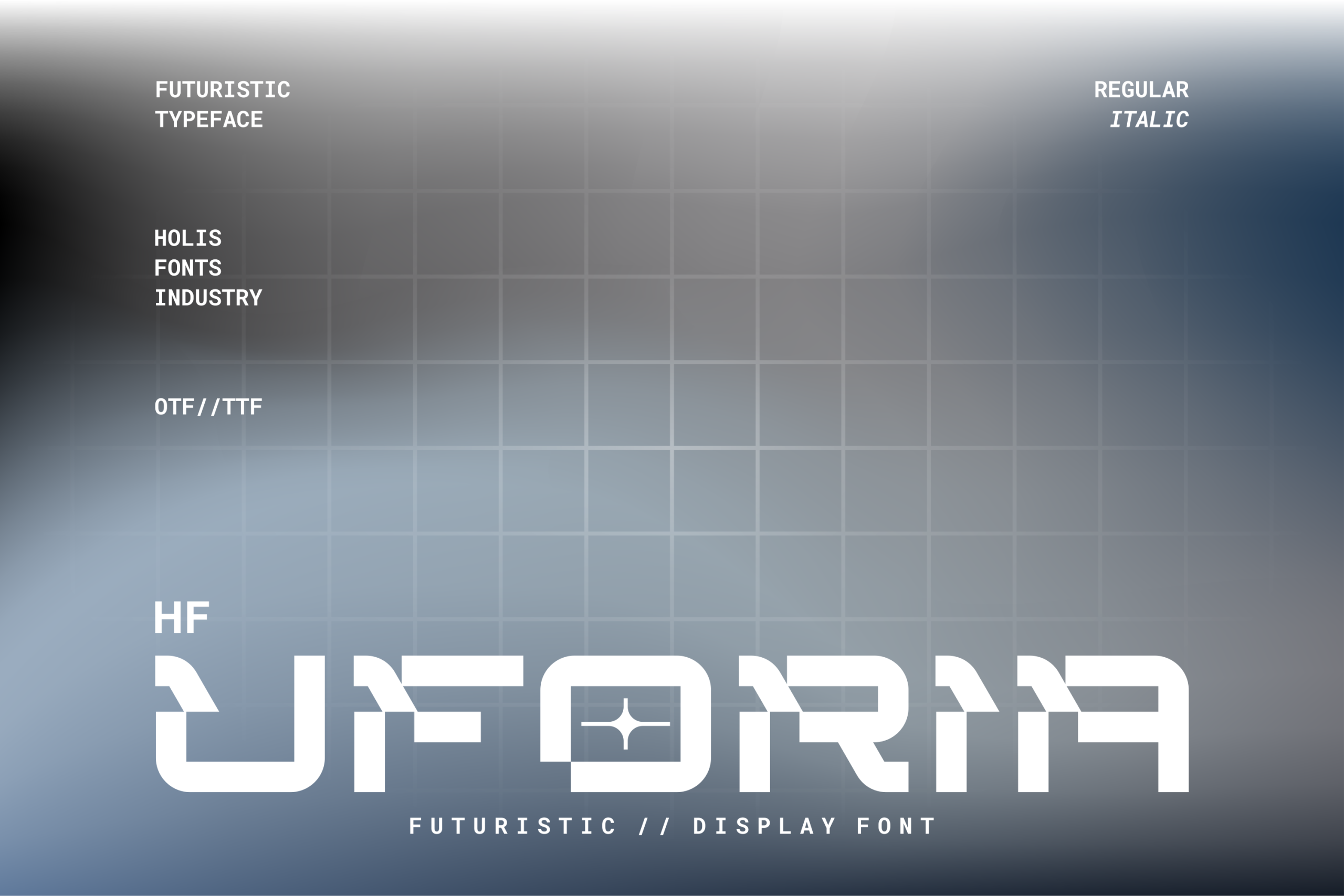 HF Uforia Futuristic Font - Holisfonts