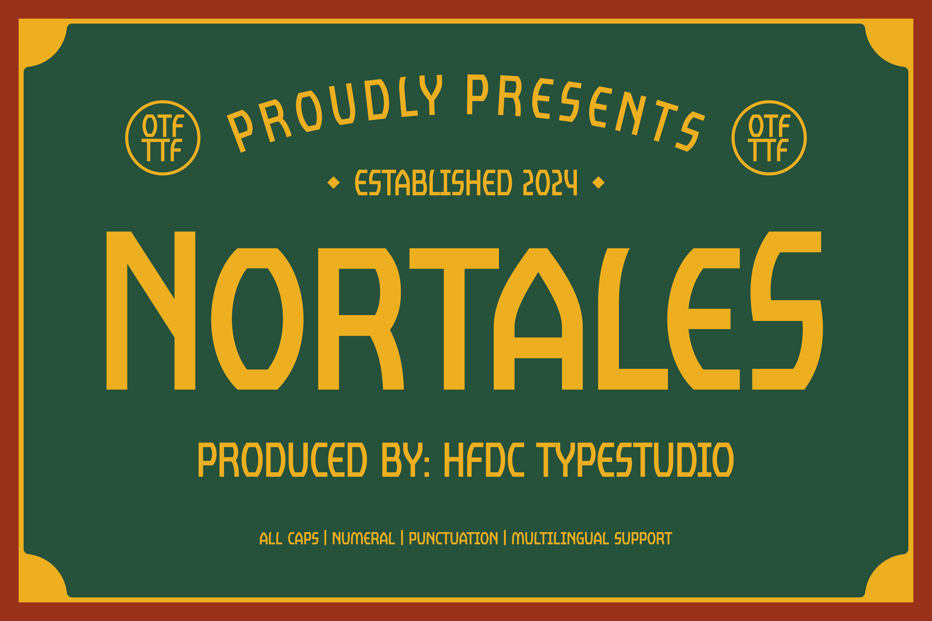 Nortales Vintage Display Font