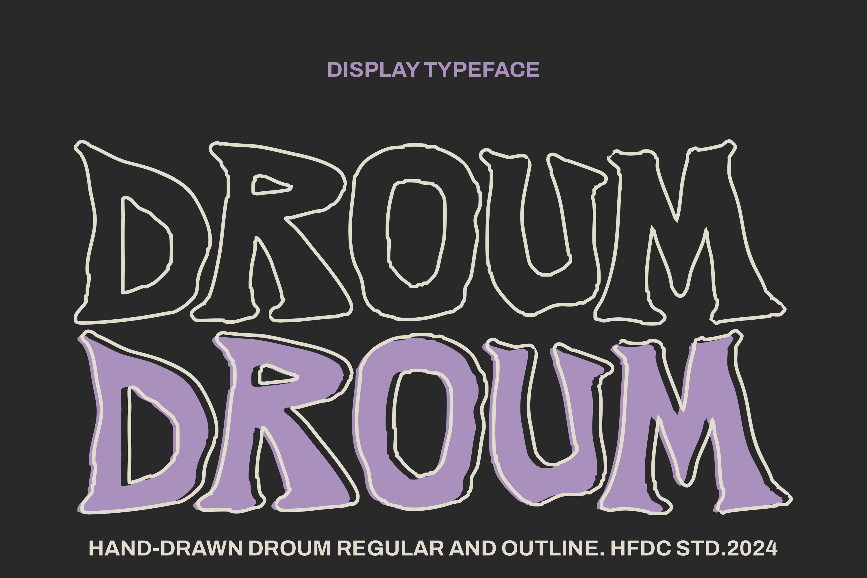 Droum Horror Typeface