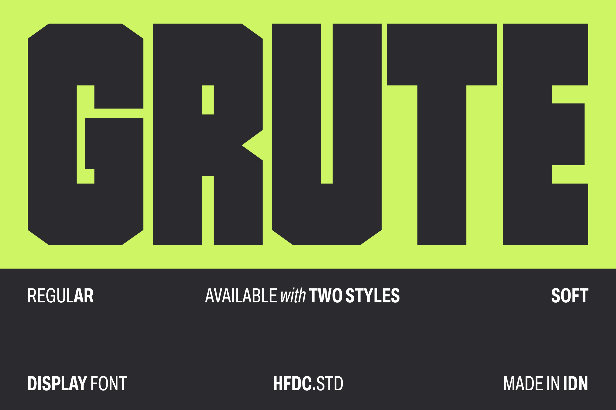 Grute Bold Headline Font